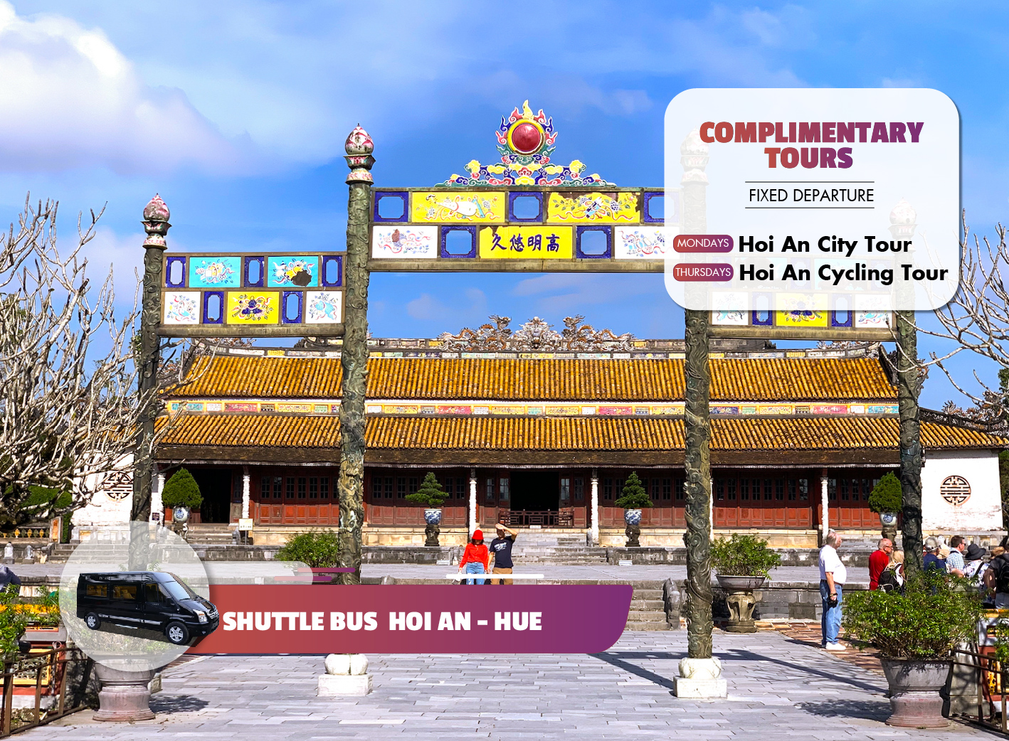 Shuttle Bus To Hue From Hoi An